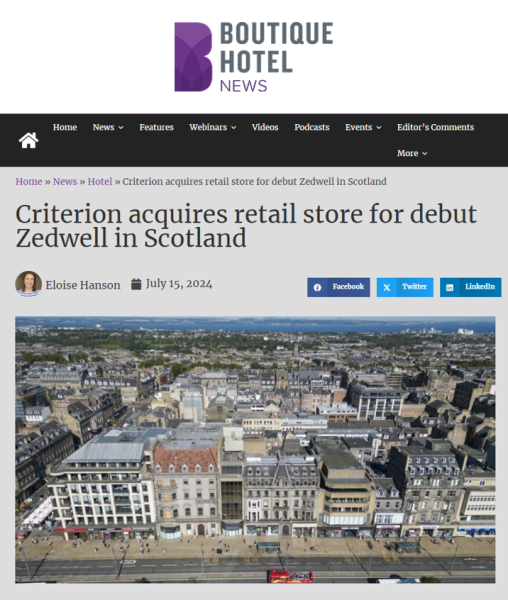 News - Criterion Capital