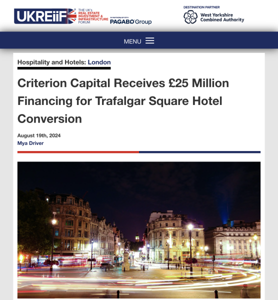 News - Criterion Capital